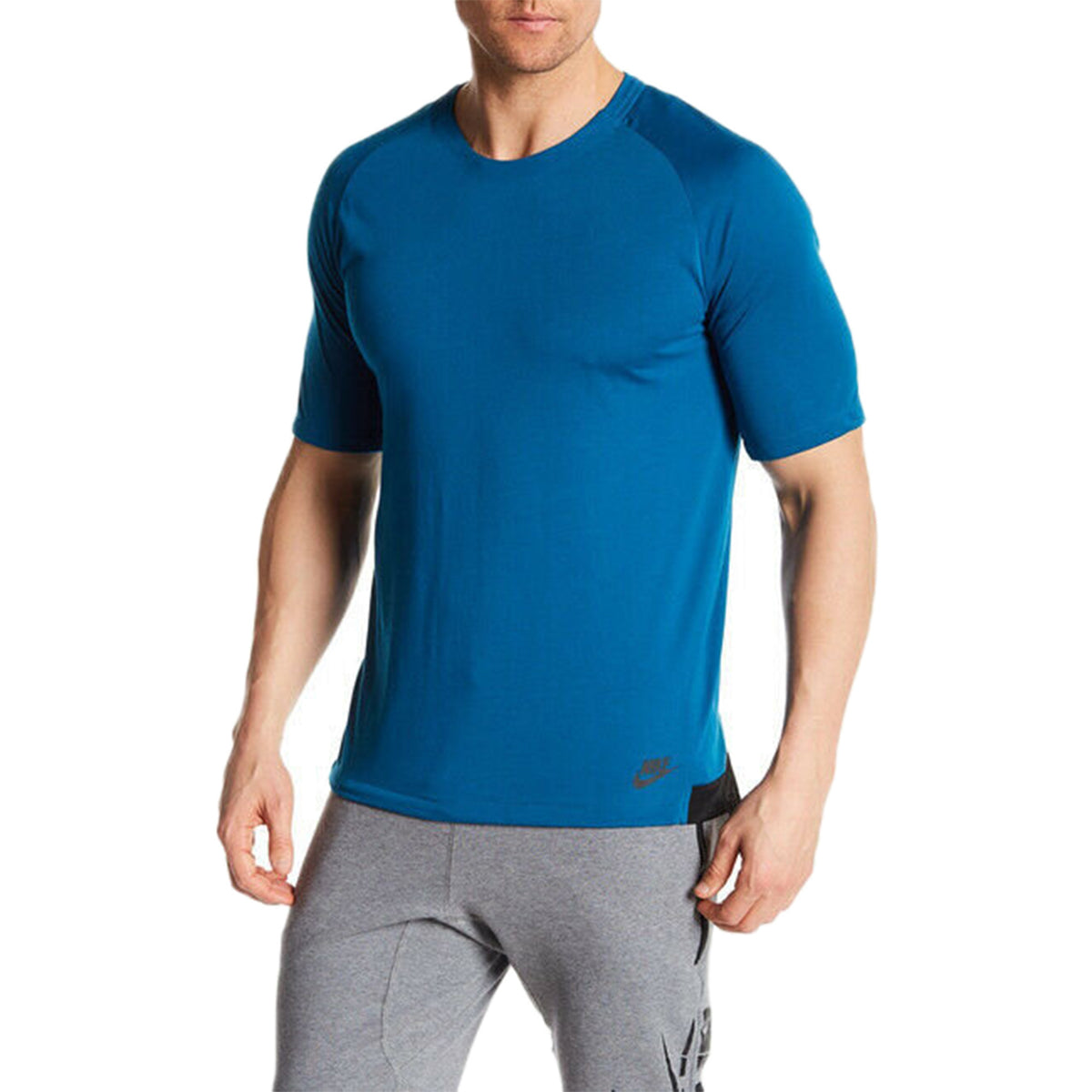 Nike Sportswear Raglan Bonded Fitness Shirt Mens Style : 805122